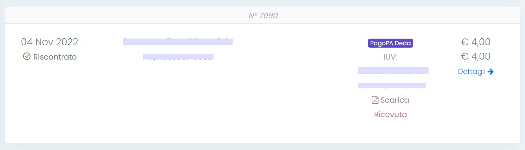 Come posso stampare le ricevute dei pagamenti effettuati tramite PagoPA Dedagroup? – Assistenza ...
